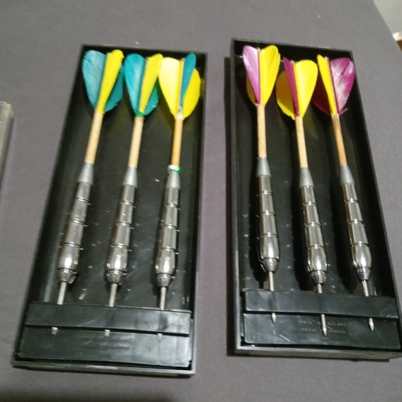 Other | Vintage Unicorn Tom Barrett Brass Darts 196s Very Rare Great ...